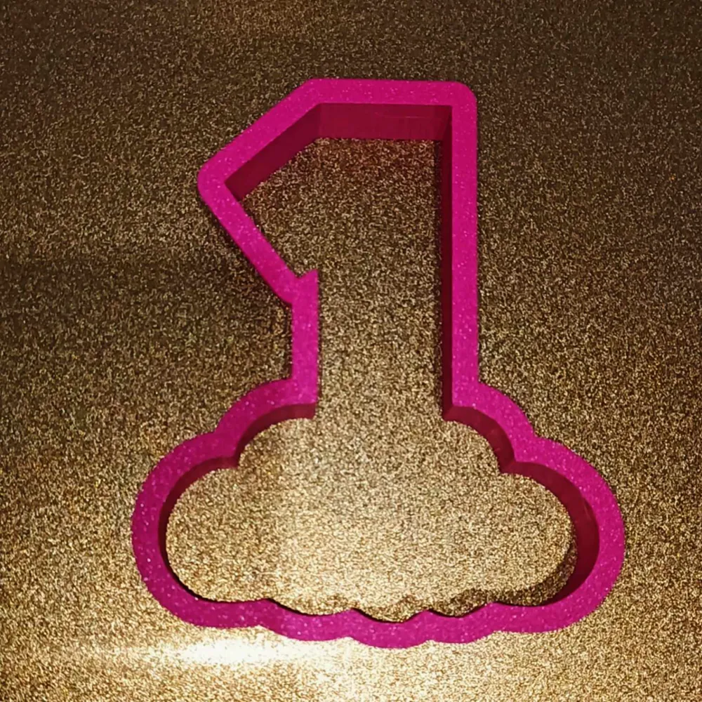 Number One Cookie Cutter by Beyond3D MakerWorld: Download Free 3D Models