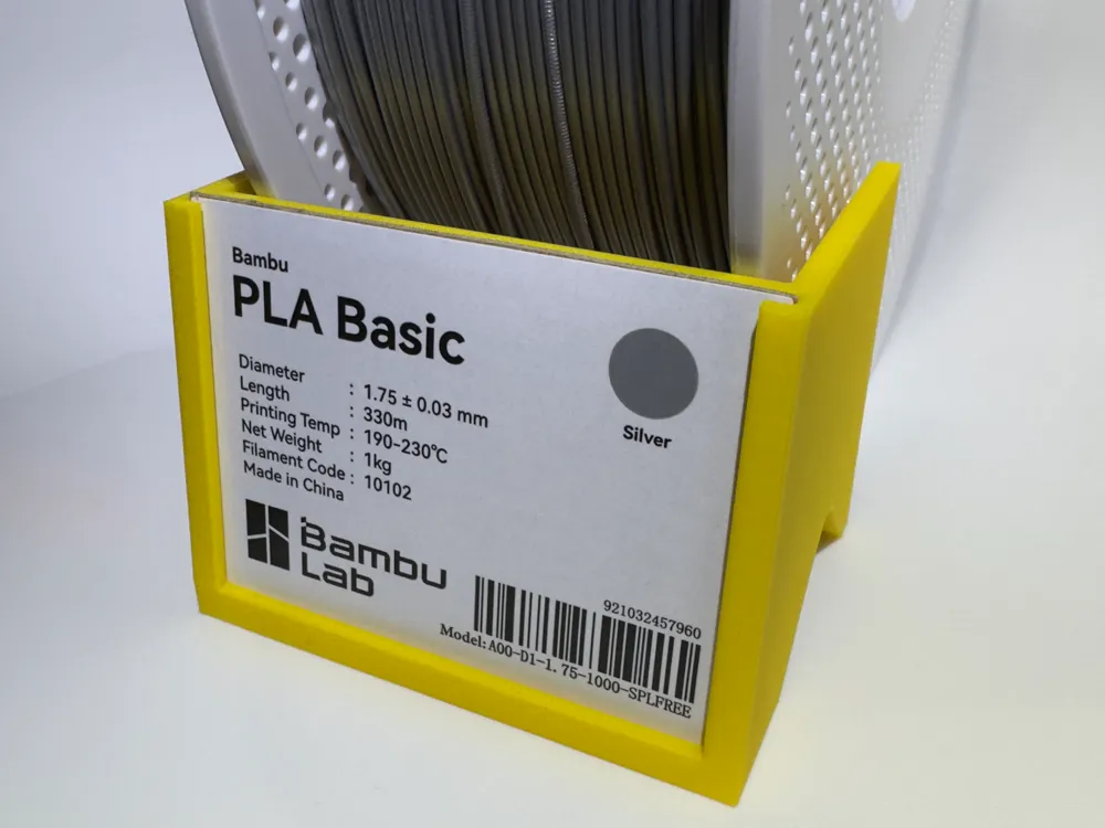 Bambu Lab Spool Label Holder Remixed by chilluniverse - MakerWorld