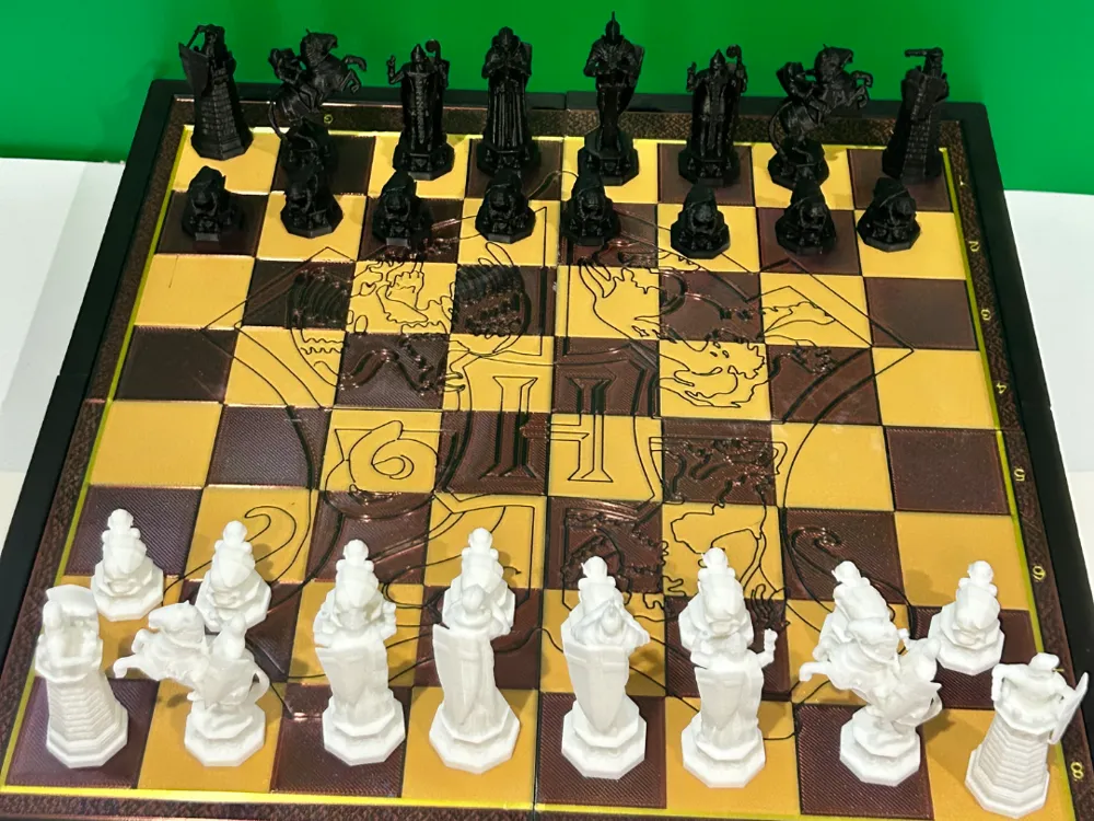 Mini Wizard Chess - Free 3D Print Model - MakerWorld