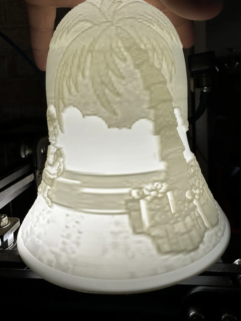Aussie Christmas lithophane bell by primewelder - MakerWorld
