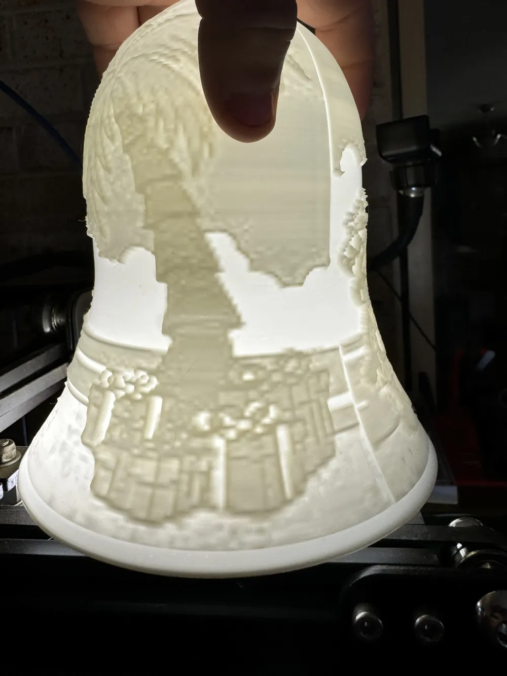 Aussie Christmas lithophane bell by primewelder - MakerWorld