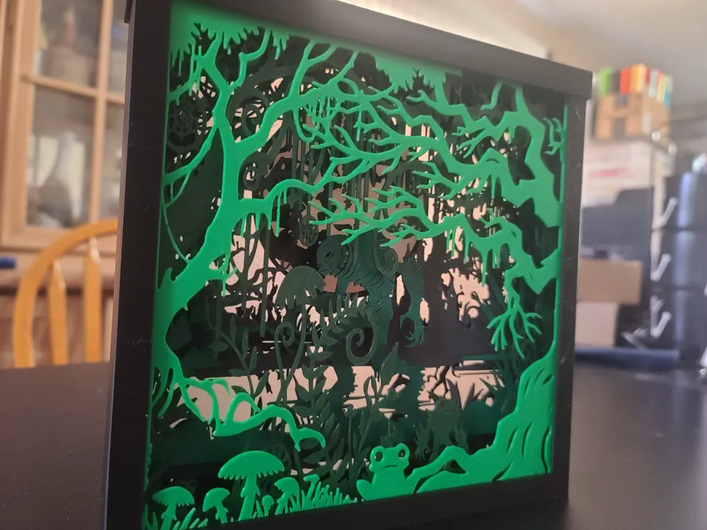 Shadow Box - Swamp Haunt by Raum MakerWorld: Download Free 3D Models