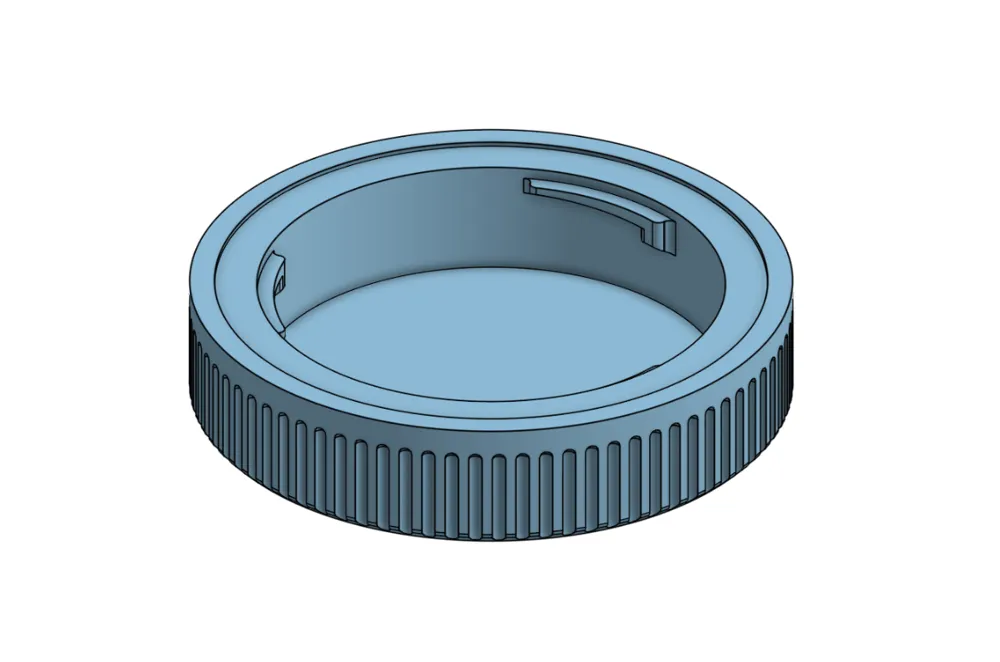 MFT / M43 / Micro Four Thirds Rear Lens Cap - Free 3D Print Model ...