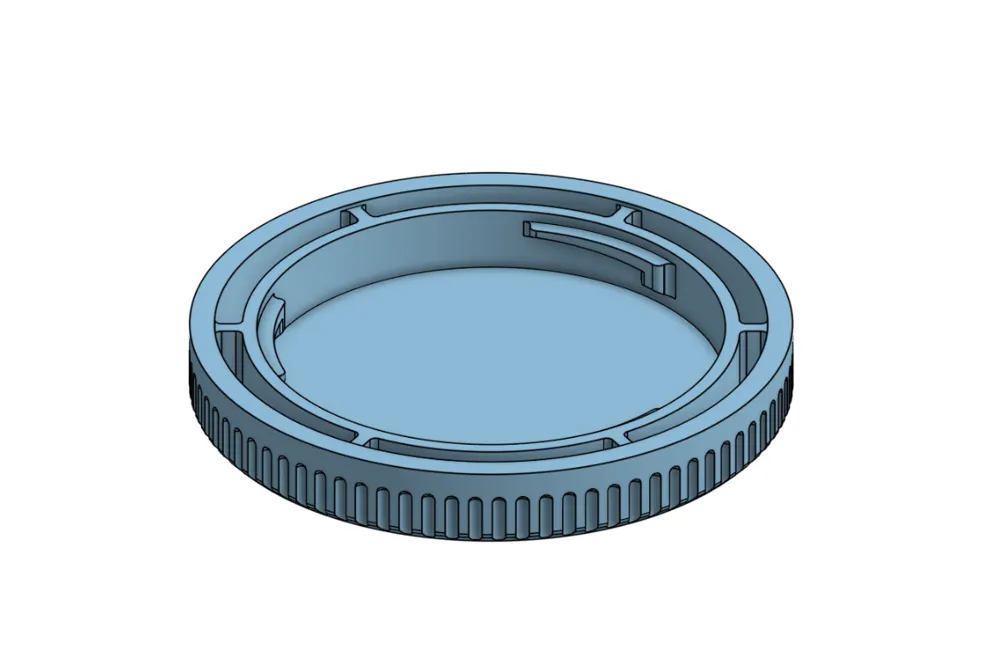 MFT / M43 / Micro Four Thirds Rear Lens Cap - Free 3D Print Model ...
