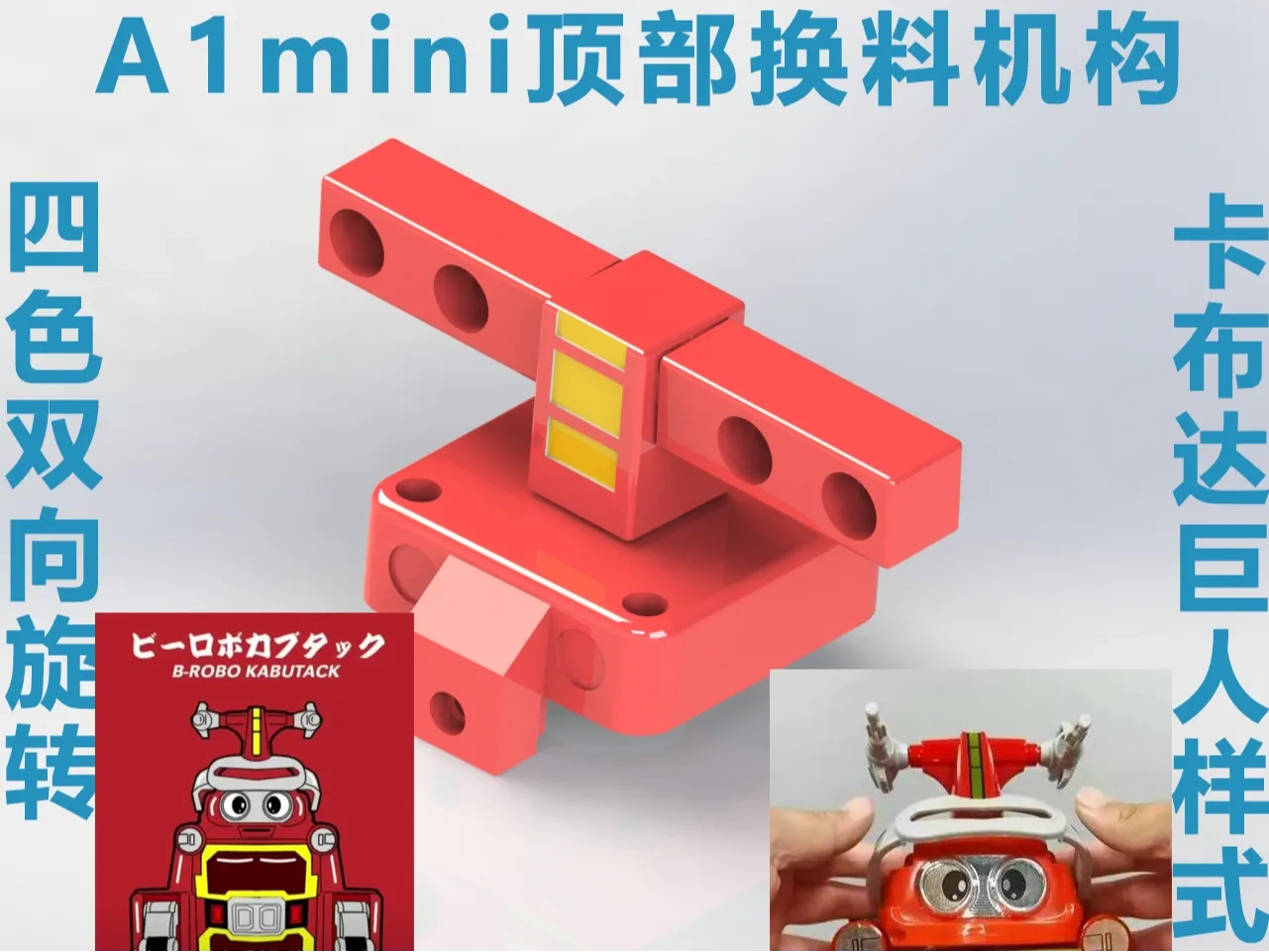 Bambu Lab A1 mini Top Filament Changer by kingquangt - MakerWorld