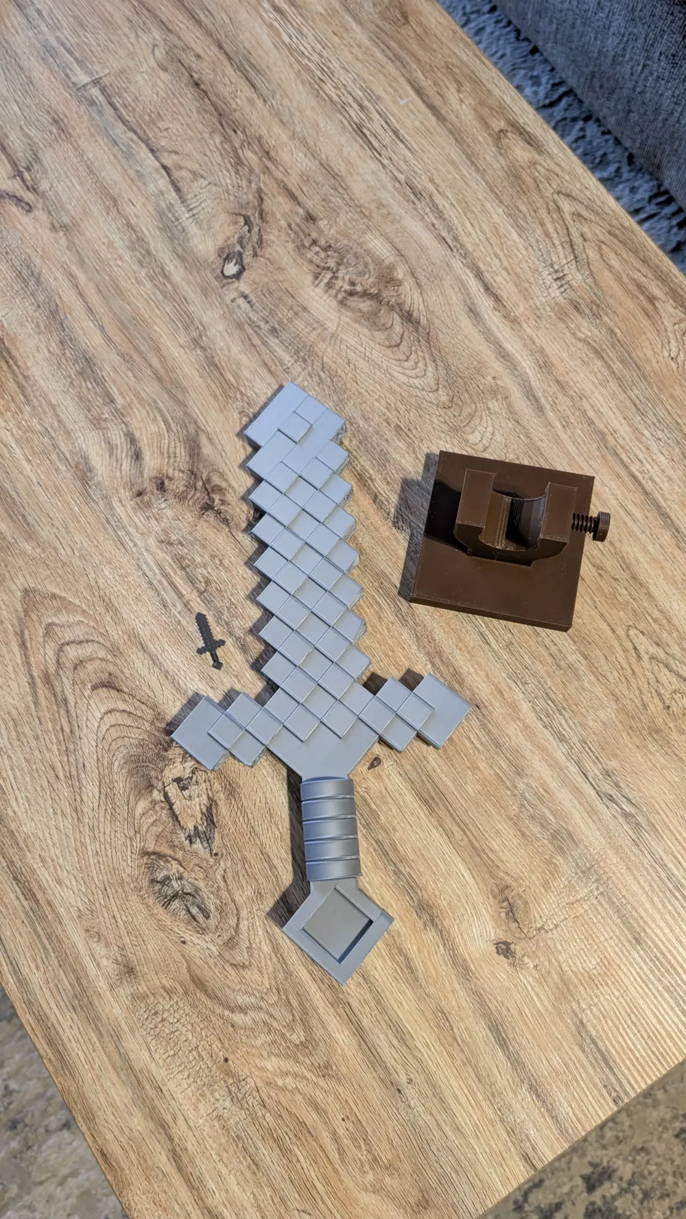 LEGOs Minecraft giant brick sword wall decor - Free 3D Print Model ...