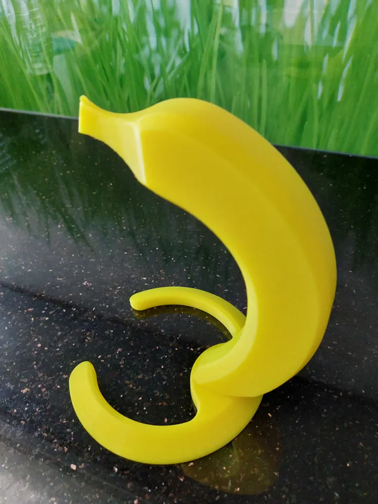 Banana stand banana holder hanger bananas - Free 3D Print Model ...