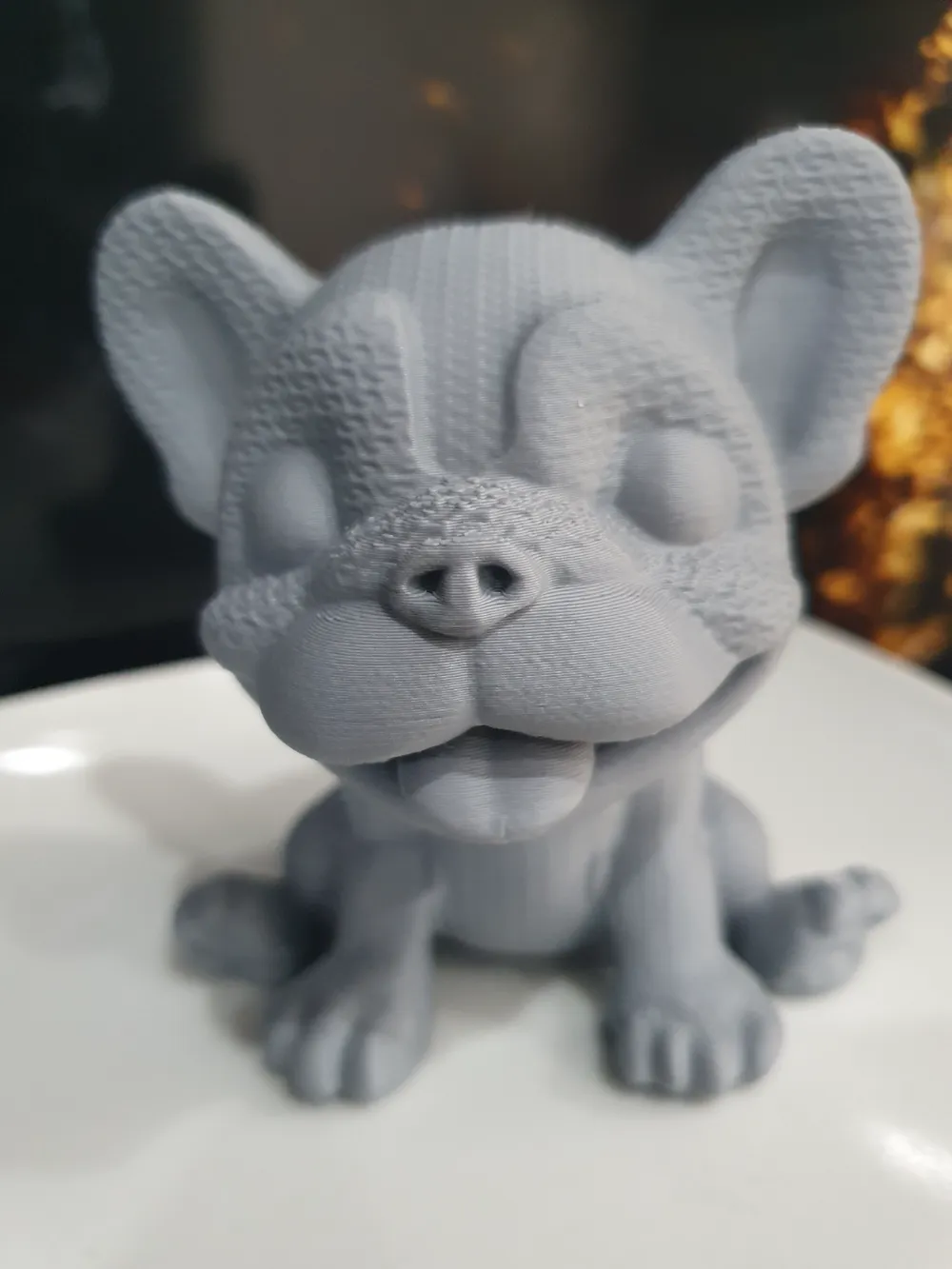 Sweet knitted French Bulldog Frenchie by Staffbull_love MakerWorld ...