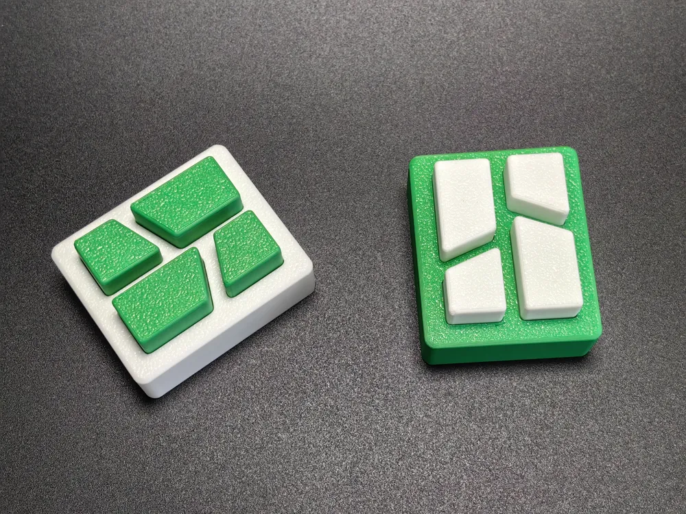 Button toys with Bambu Lab logo Fidget keyboard by JHY_maker MakerWorld ...