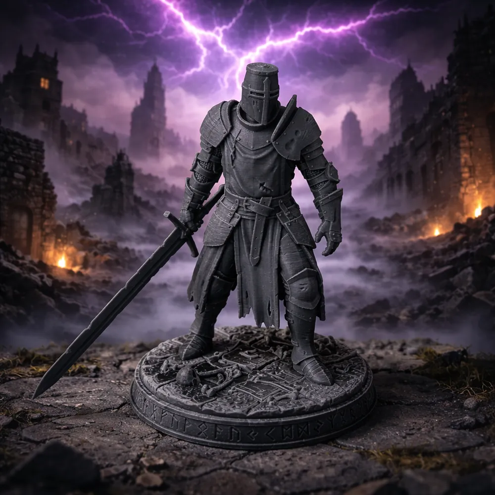 Hollow Revenant 2 - RPG Miniature - Free 3D Print Model - MakerWorld