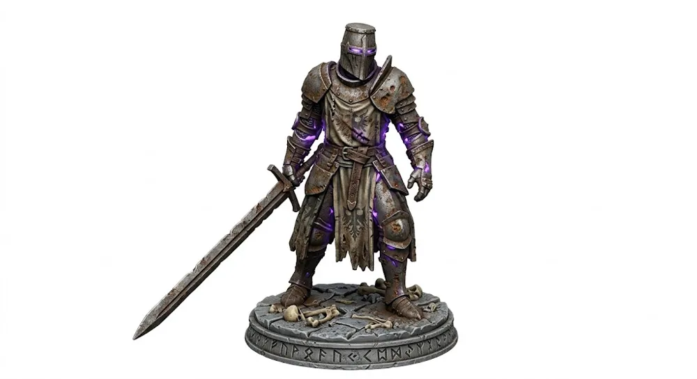 Hollow Revenant 2 - RPG Miniature - Free 3D Print Model - MakerWorld