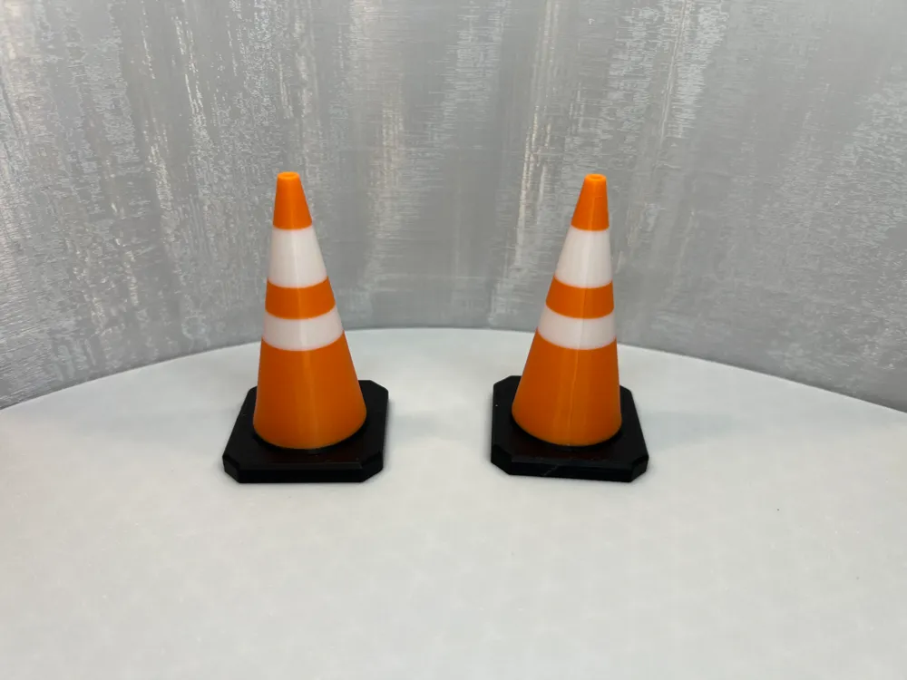 Construction Cone (Tightly Stackable) v1.2 by KaBooM - MakerWorld