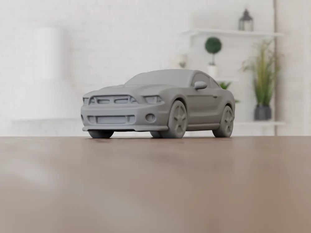 Ford Mustang Shelby 2014 by Pro Models MakerWorld: Download Free 3D Models