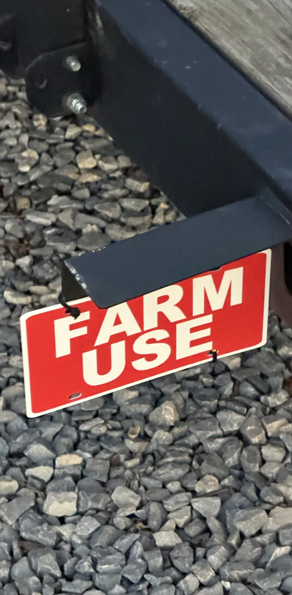 Farm Use License Plate - Free 3D Print Model - MakerWorld