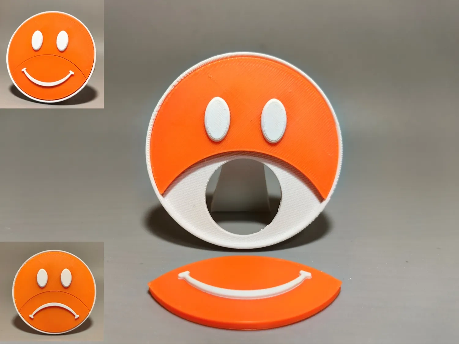 Smiling or Crying Face Puzzle笑脸表情拼图 by 佳洋创客 - MakerWorld