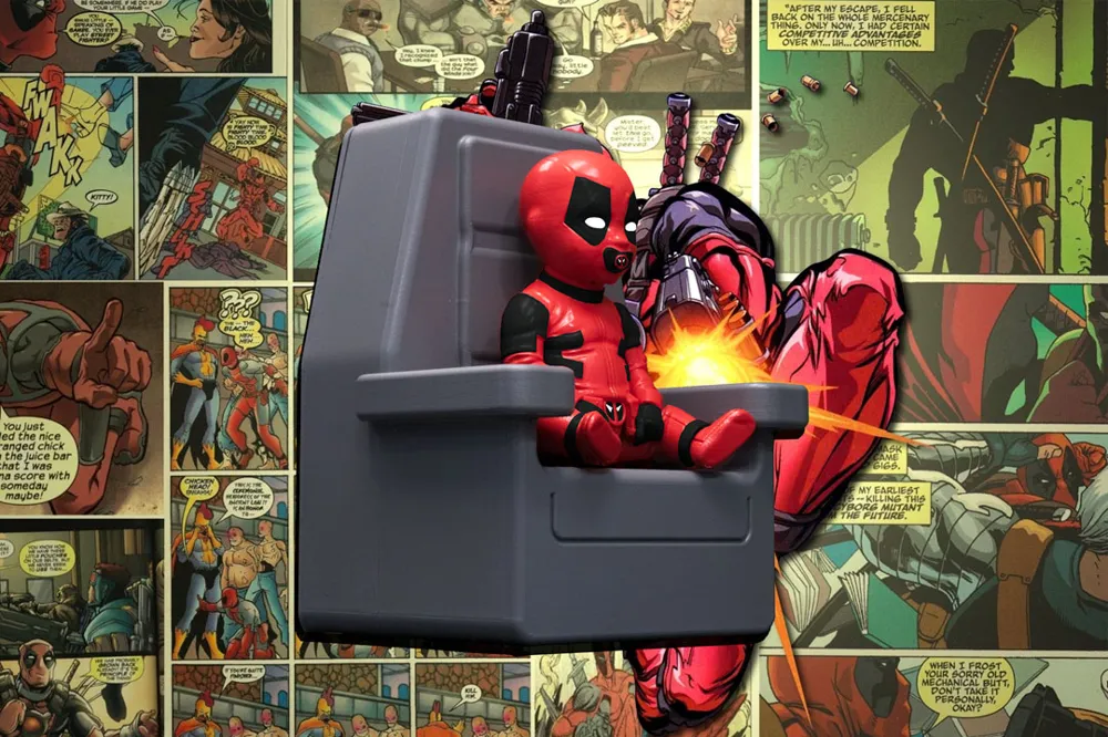 Balde de Pipoca Baby Deadpool por ΛMPΞD PRINTS MakerWorld: Baixe ...
