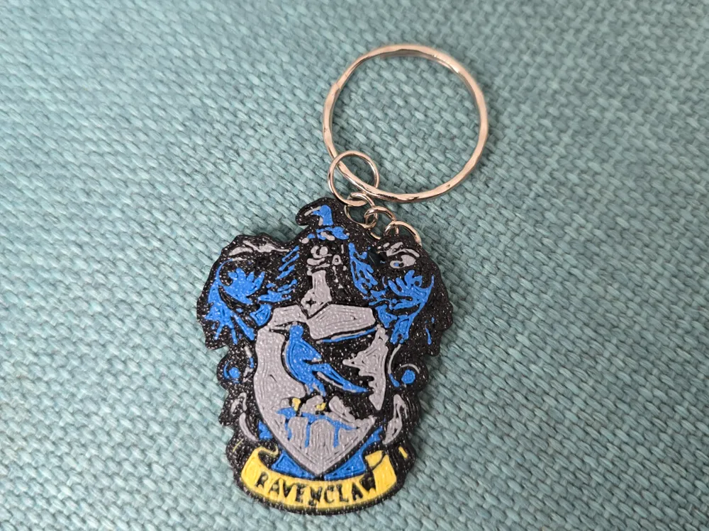 Portachiavi Harry Potter RavenClaw Hogwarts Arte by FRANKIE 3D PRINT ...