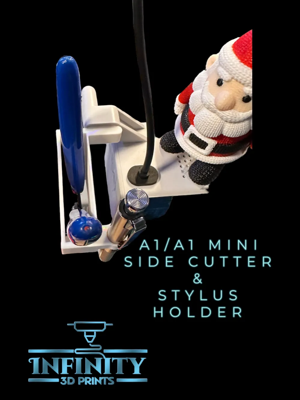 A1/A1MINI SIDE CUTTER AND STYLUS HOLDER by Infinity 3D Prints - MakerWorld