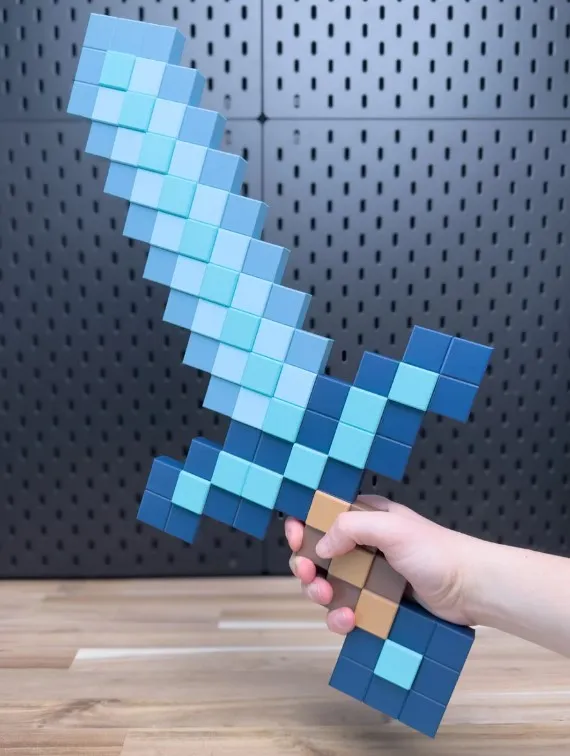 Minecraft Sword by FeatherForge3D MakerWorld: Download Free 3D Models
