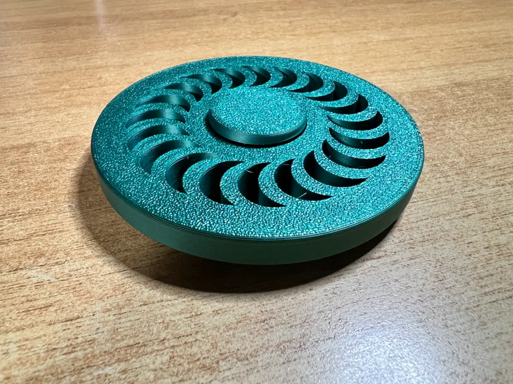 Fidget Hand Spinner Wheel 72 mm diameter by PSG by Isi Serrati - MakerWorld