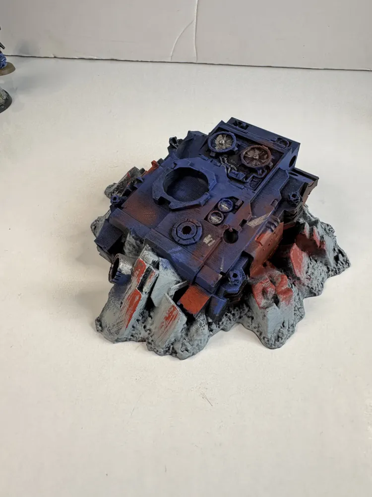 40k Rhino vehicle recage terrain - Free 3D Print Model - MakerWorld
