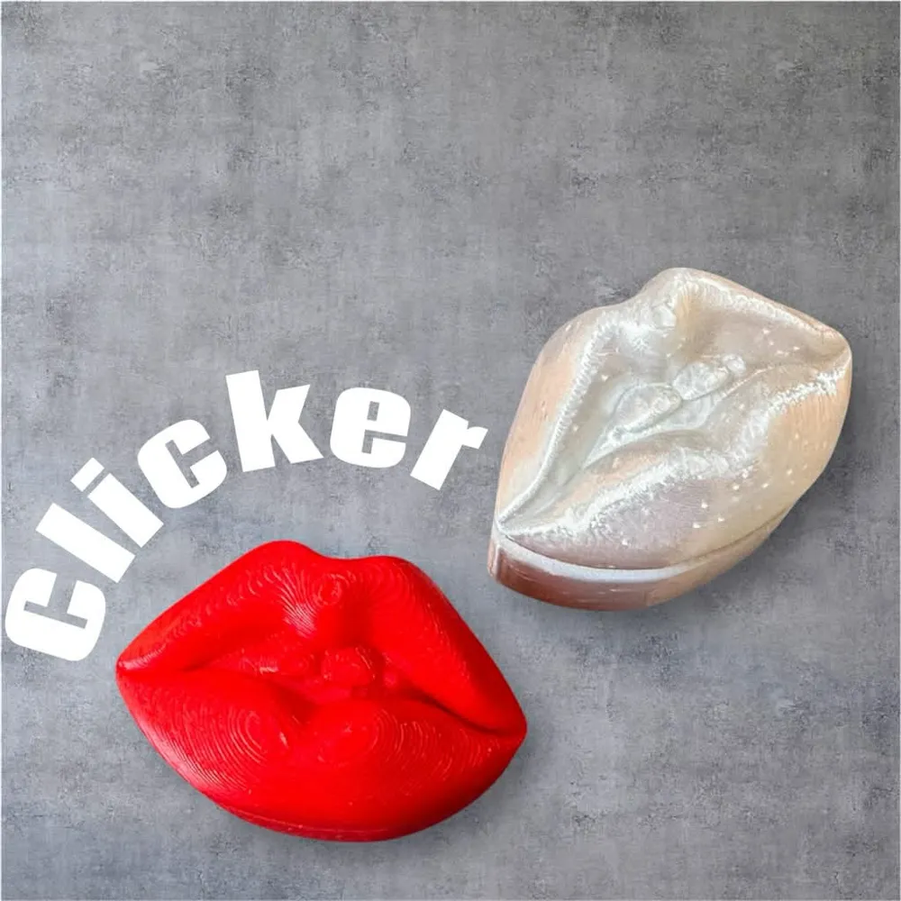 Jouet Fidget Clicker Lèvres Baisers Saint-Valentin - Modèle d ...