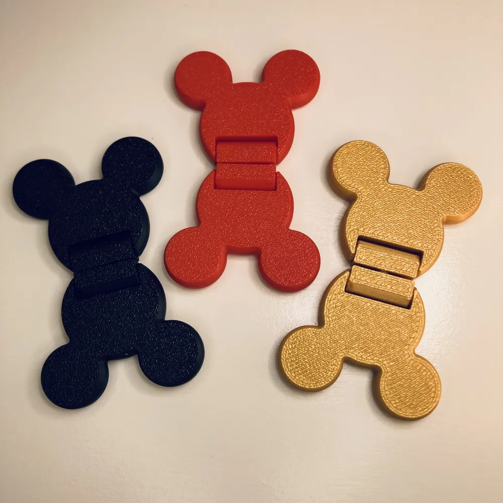 Mickey Mouse Slider Fidget (Disney Pixie Dust) - Free 3D Print Model ...