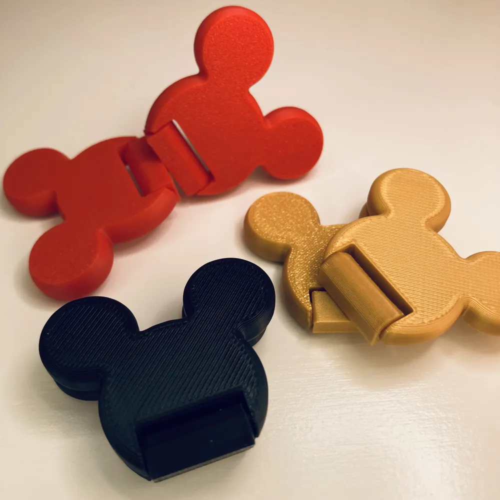 Mickey Mouse Slider Fidget (Disney Pixie Dust) - Free 3D Print Model ...