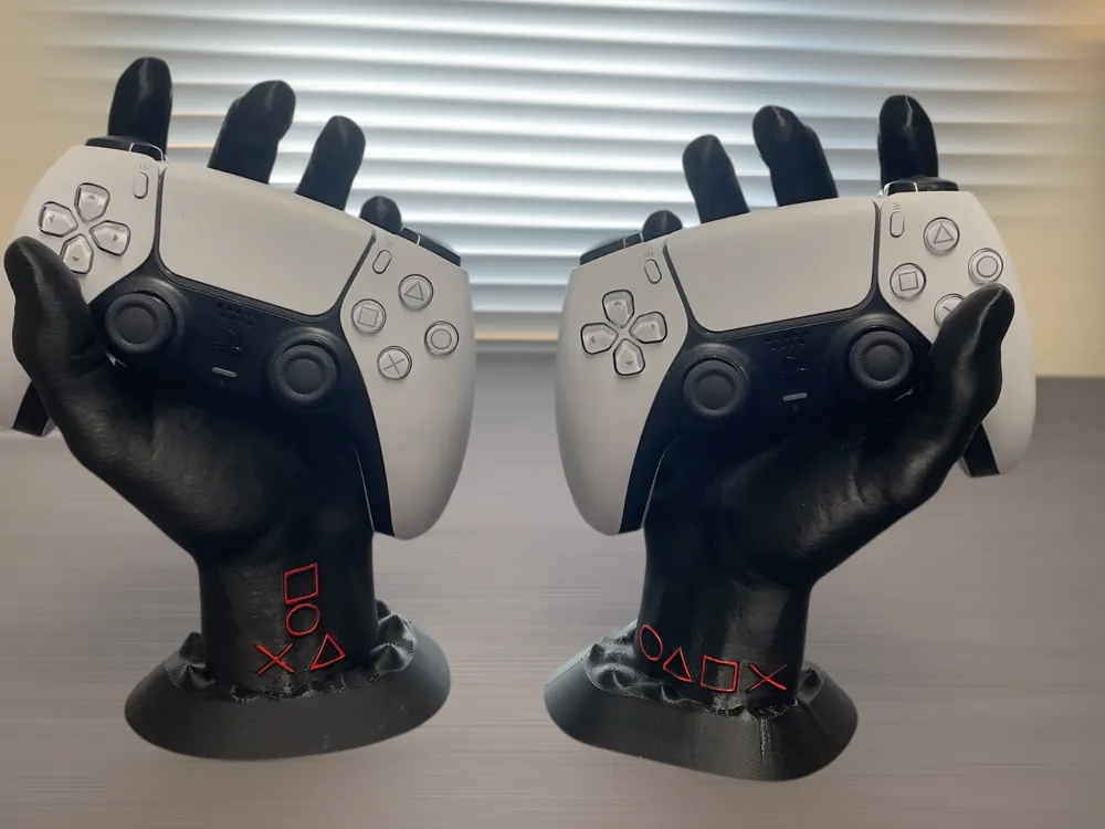 Real hand PlayStation 5 Joystick support by GELEP Design MakerWorld ...