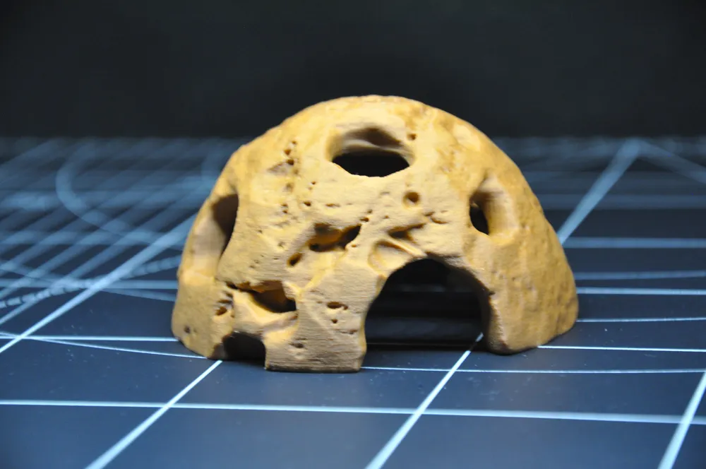Clay Dome Shelter - Terrarium & Aquascape Decor - Free 3D Print Model ...