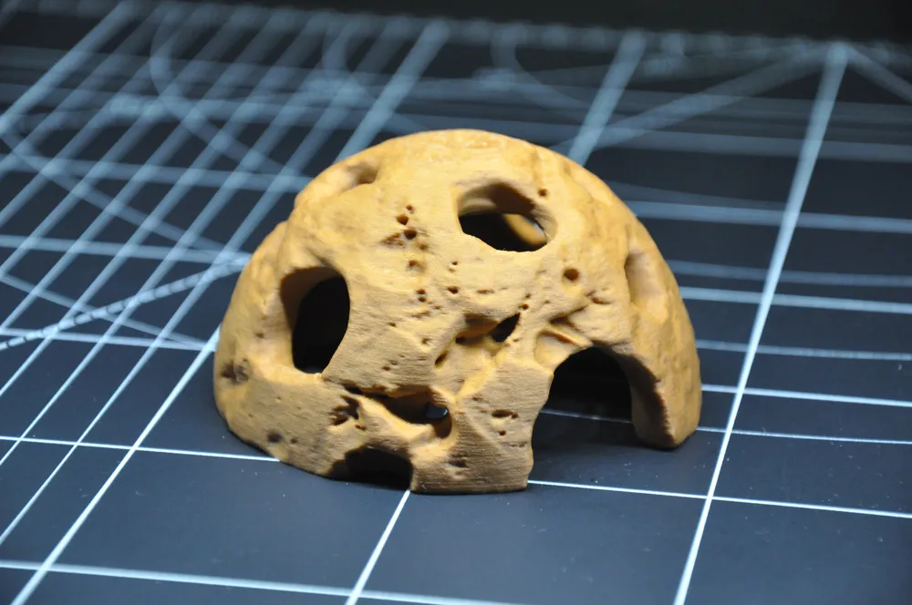 Clay Dome Shelter - Terrarium & Aquascape Decor - Free 3D Print Model ...