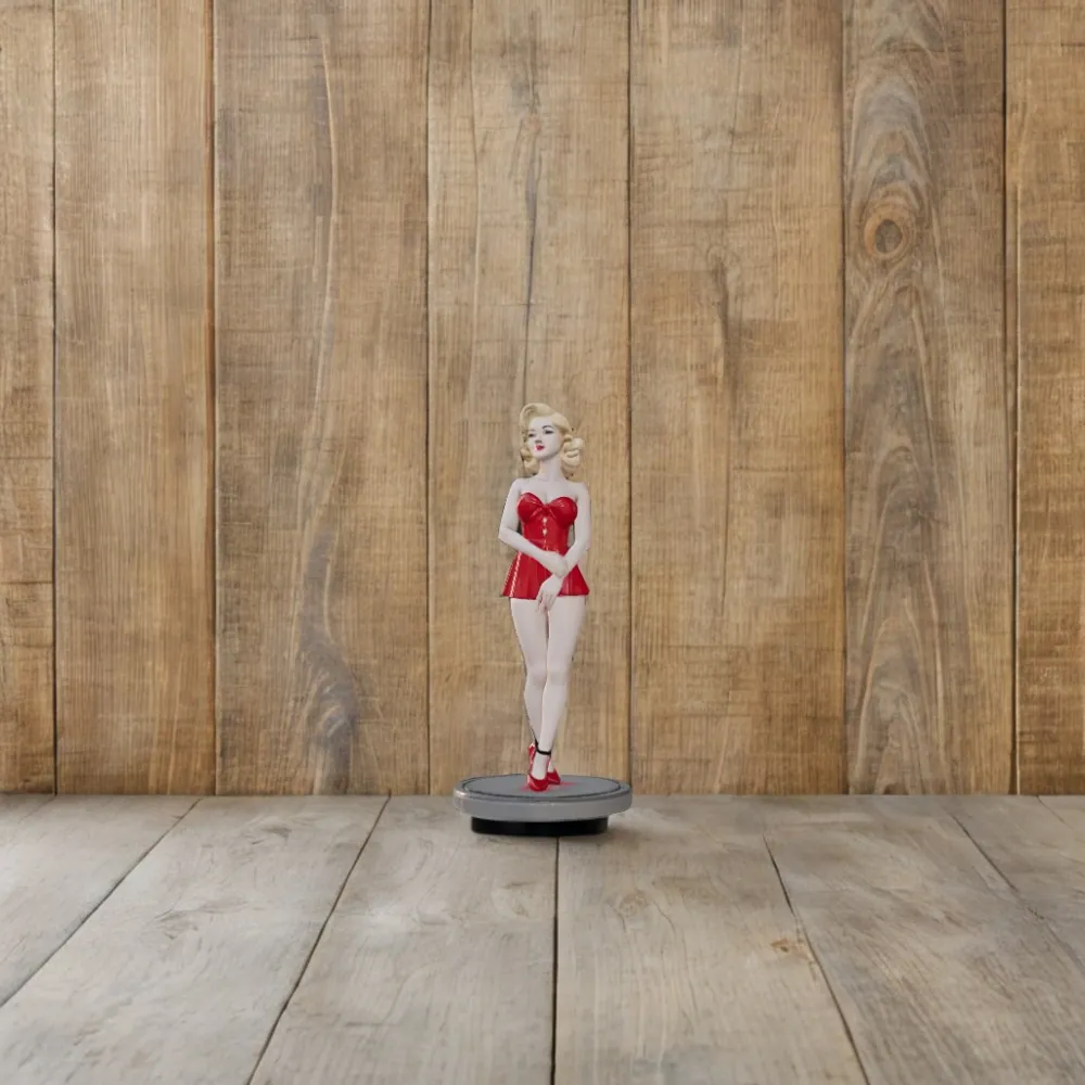 Marilyn Monroe Sculpture by SwotariCZMakerWorld: Download Free 3D Models