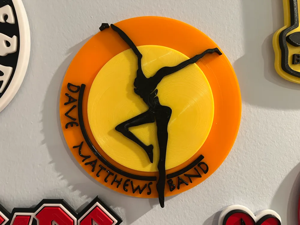 Dave Matthews Band Fire Dancer Wall Art by Richie Rich Richie Rich - MakerWorld