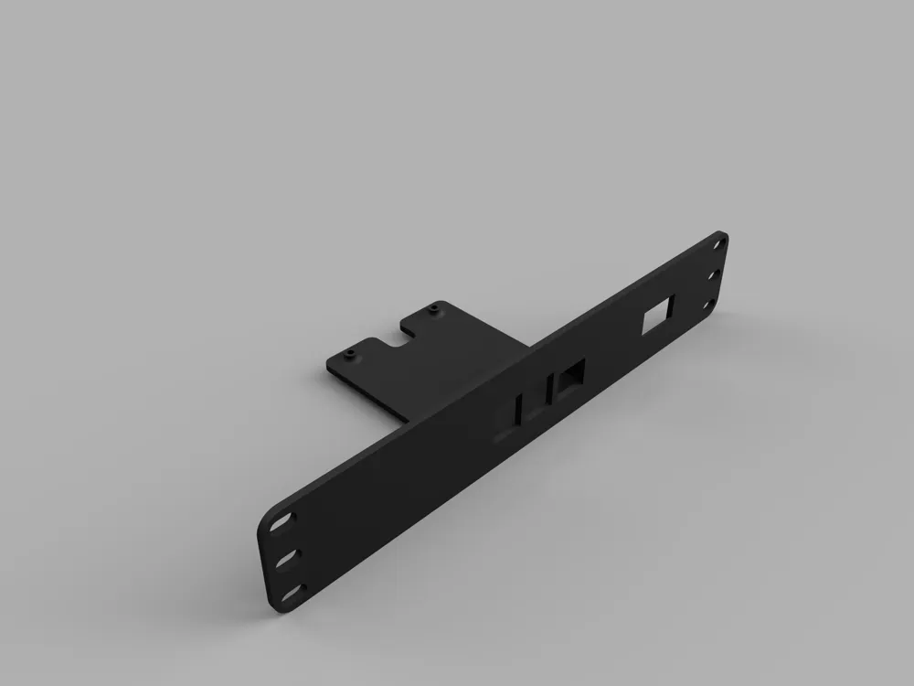 10" Rack Mount Raspberry Pi 4 + OLED 128×64 - Free 3D Print Model ...