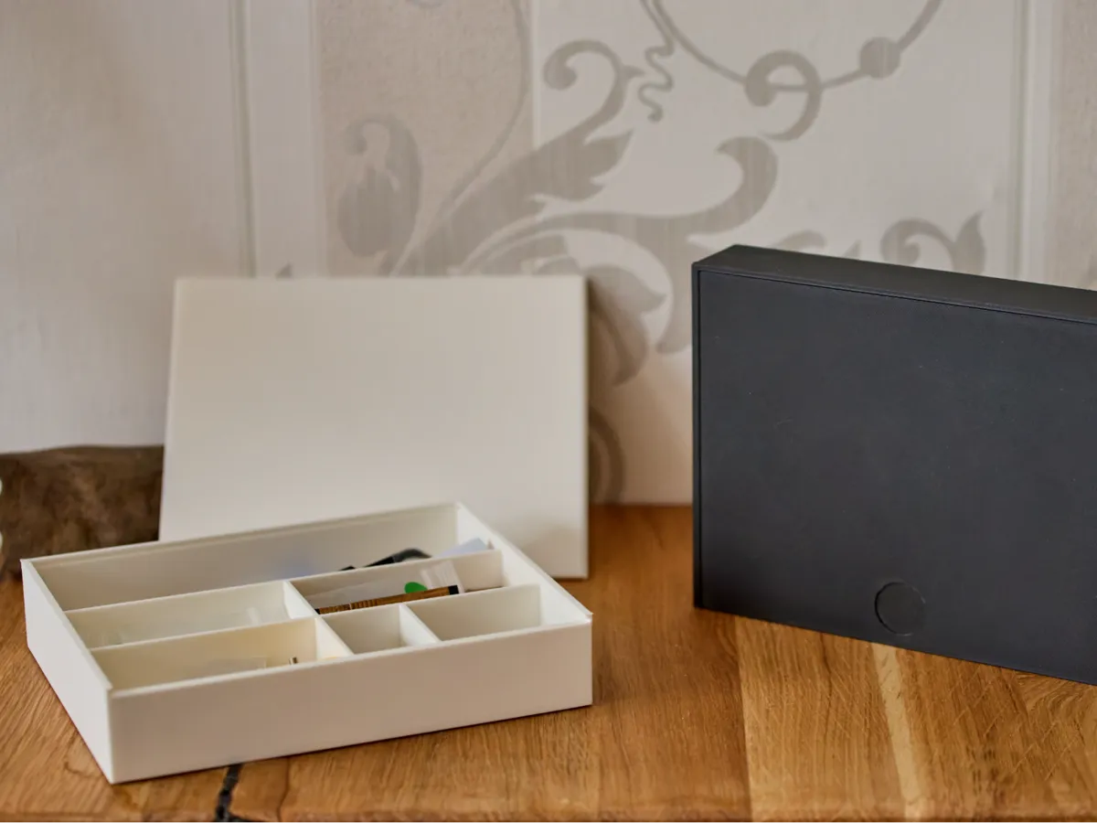 Bambu Lab 3D Printer Accessory Box - sliding lid - Free 3D Print Model ...