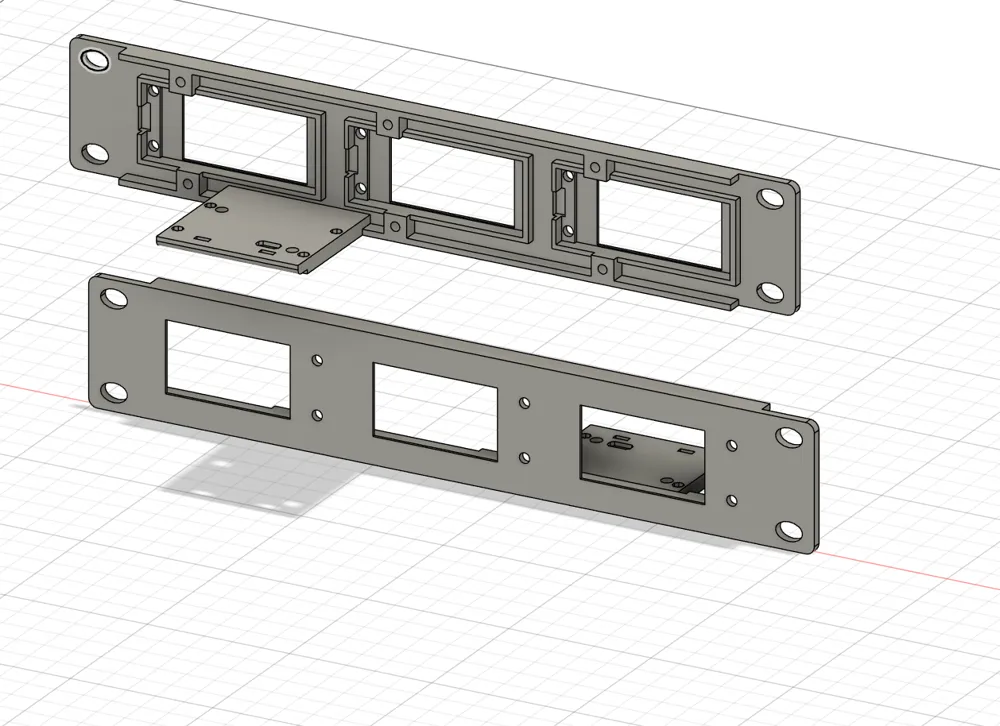 Nerdminer x3 10-inch Rackmount 1U Panel - Free 3D Print Model - MakerWorld