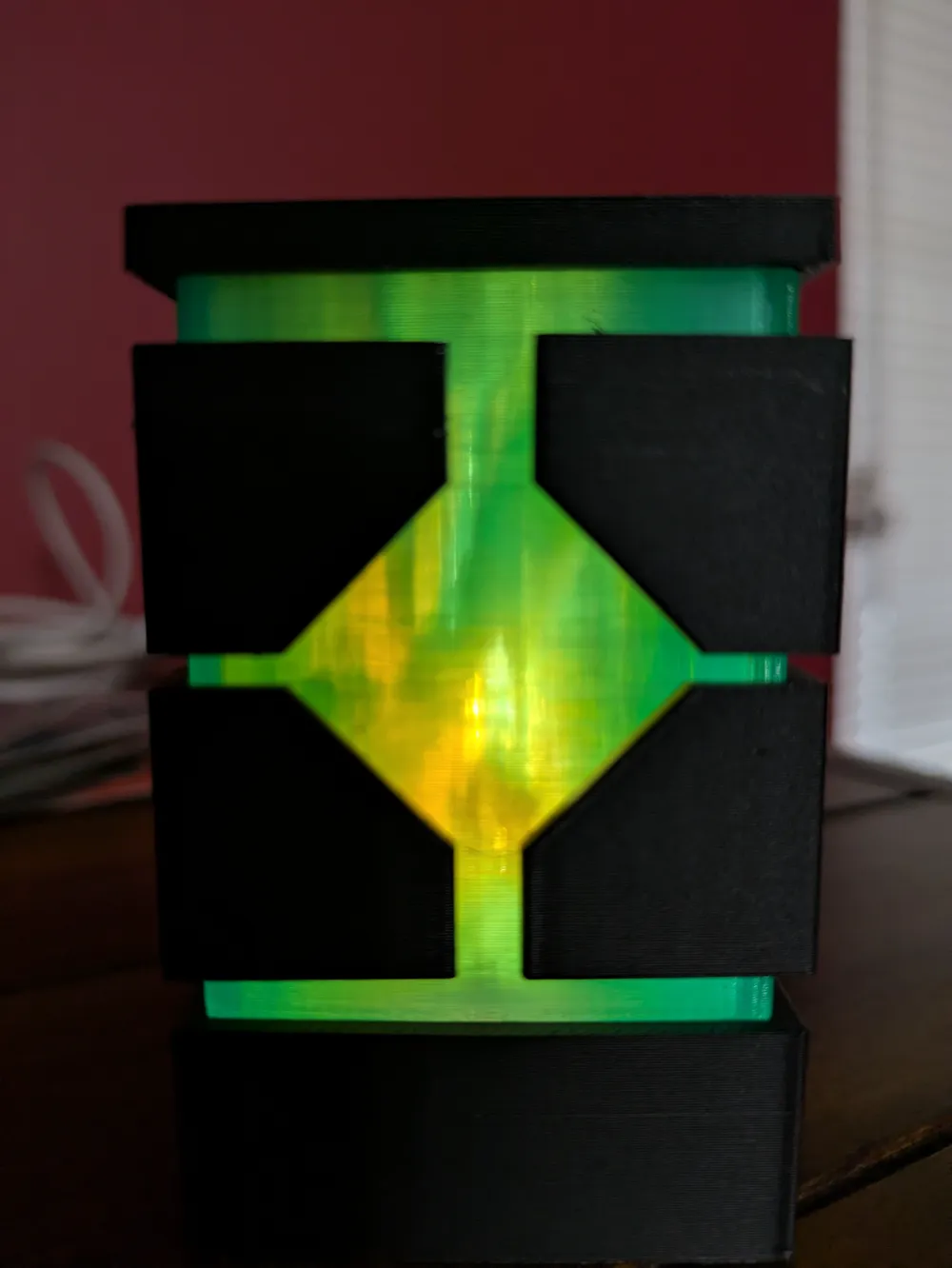 Modern Futuristic Tea Light Led Cube Art by MrPrintsalot - MakerWorld