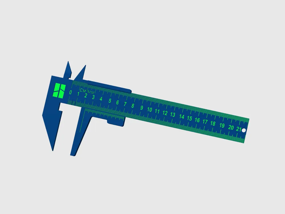 Vernier Caliper Ruler(calibrated accuracy) 220mm by dahan - MakerWorld