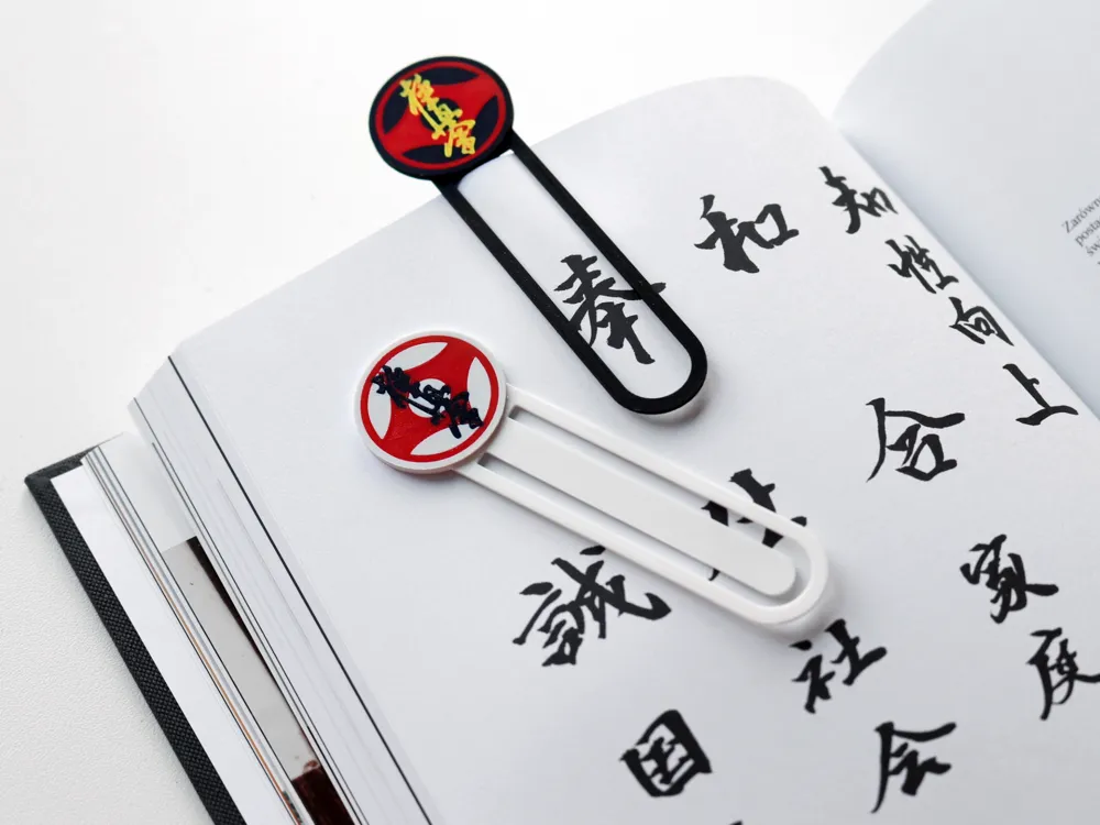 Karate Kyokushin Kanku with Kanji Bookmark by Johnny_Bit MakerWorld ...