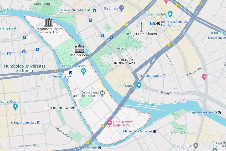 Berlin Germany 3d Miniature - Focus Museum Island and Alexanderplatz ...