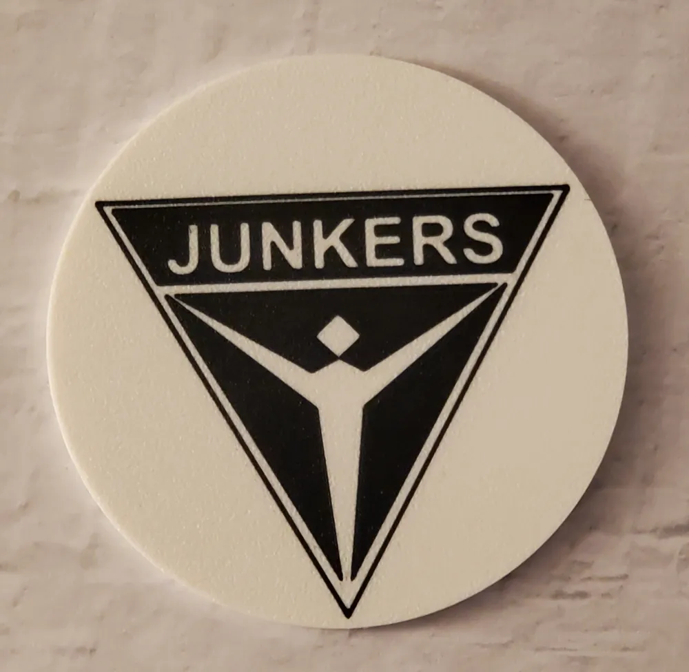 Junkers Aircraft and Motor Works Logo - Coaster by Fight2Fly - MakerWorld