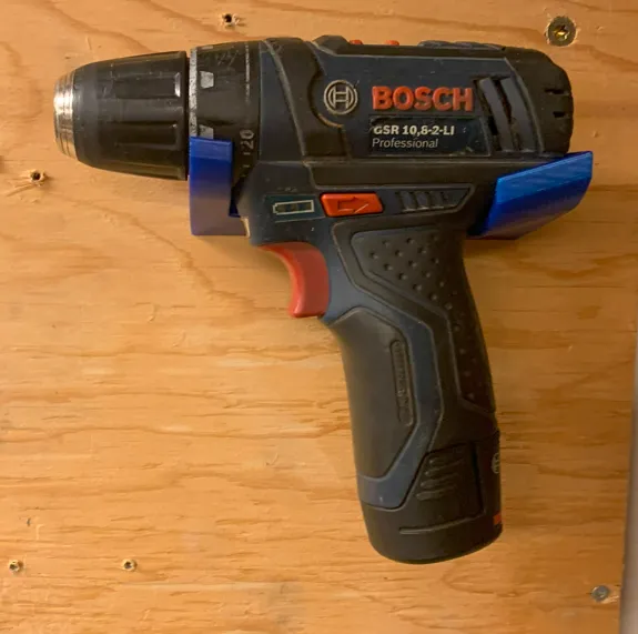 BOSCH GSR 10,8V/12V Wall mount - Free 3D Print Model - MakerWorld