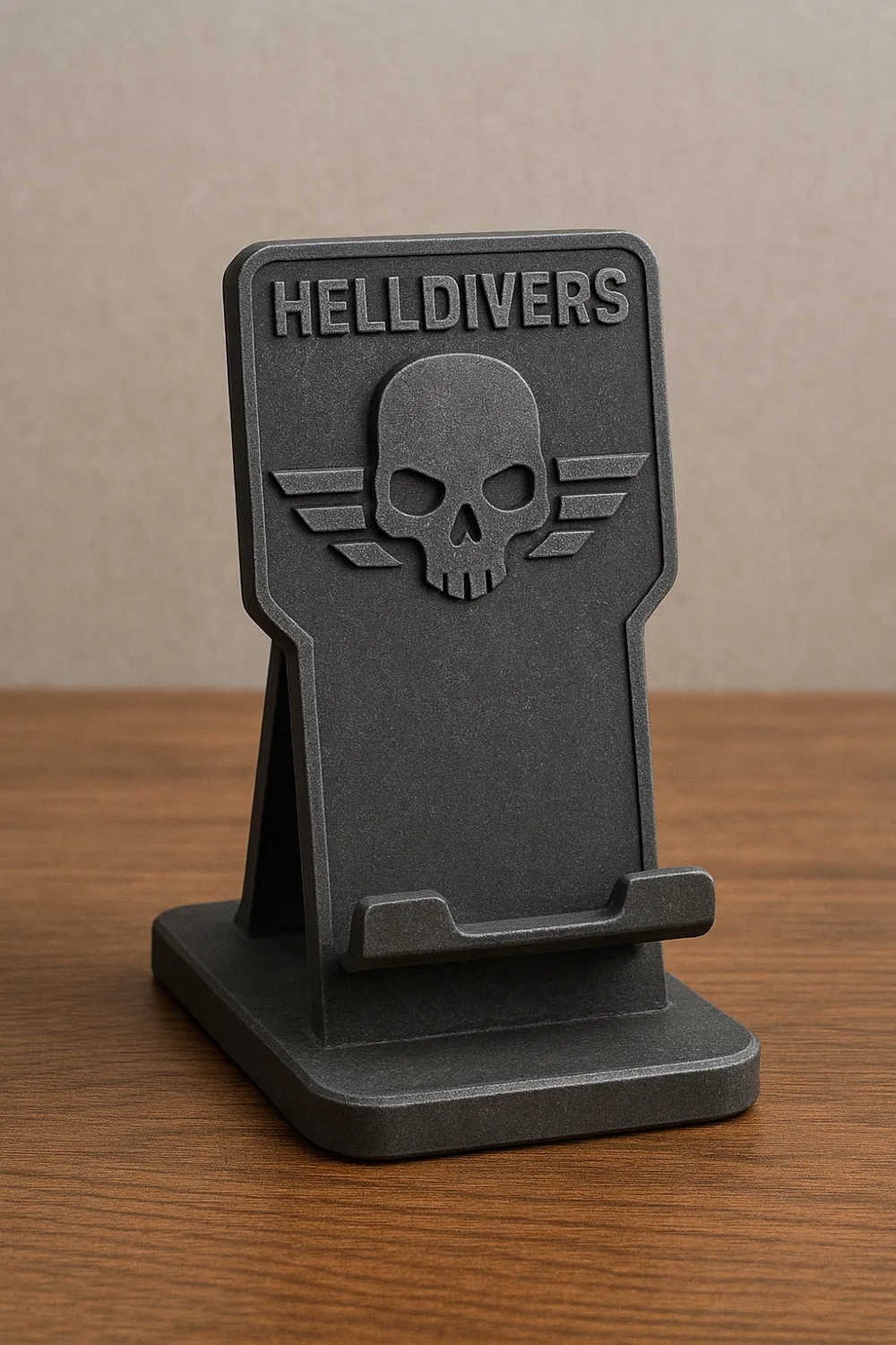 Helldivers phone stand - Free 3D Print Model - MakerWorld