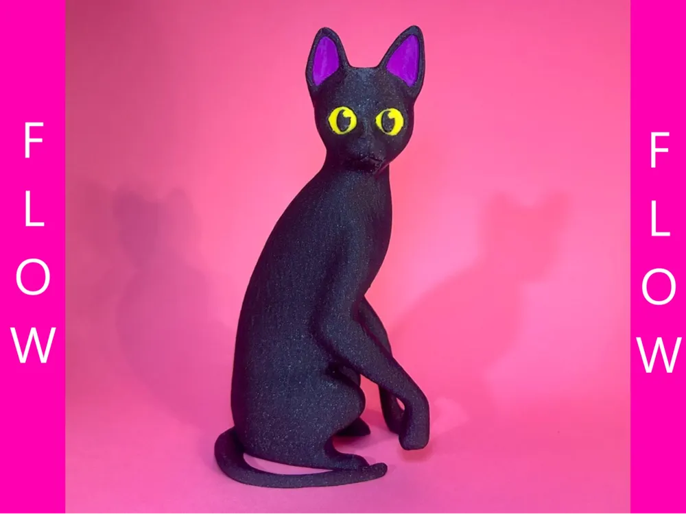 Flow cat by BondFire MakerWorld: Download Free 3D Models