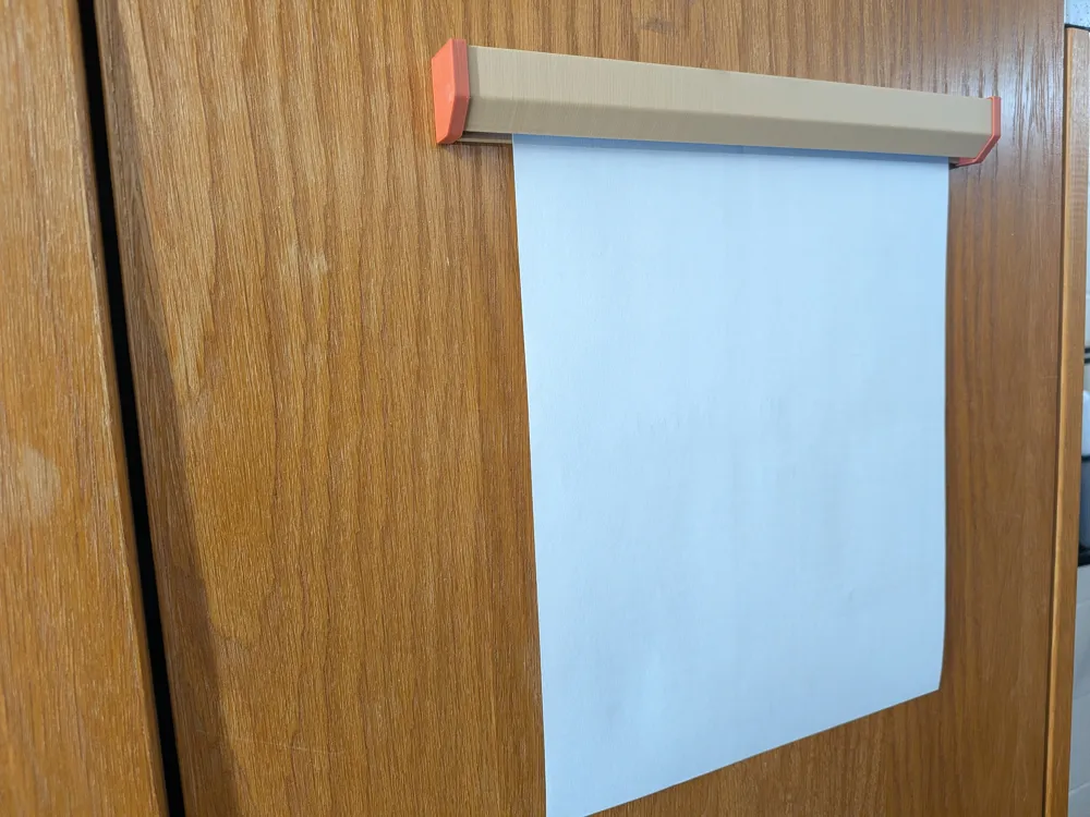 Easy Slide Gravity Rack/Bar Paper Holder - Free 3D Print Model - MakerWorld