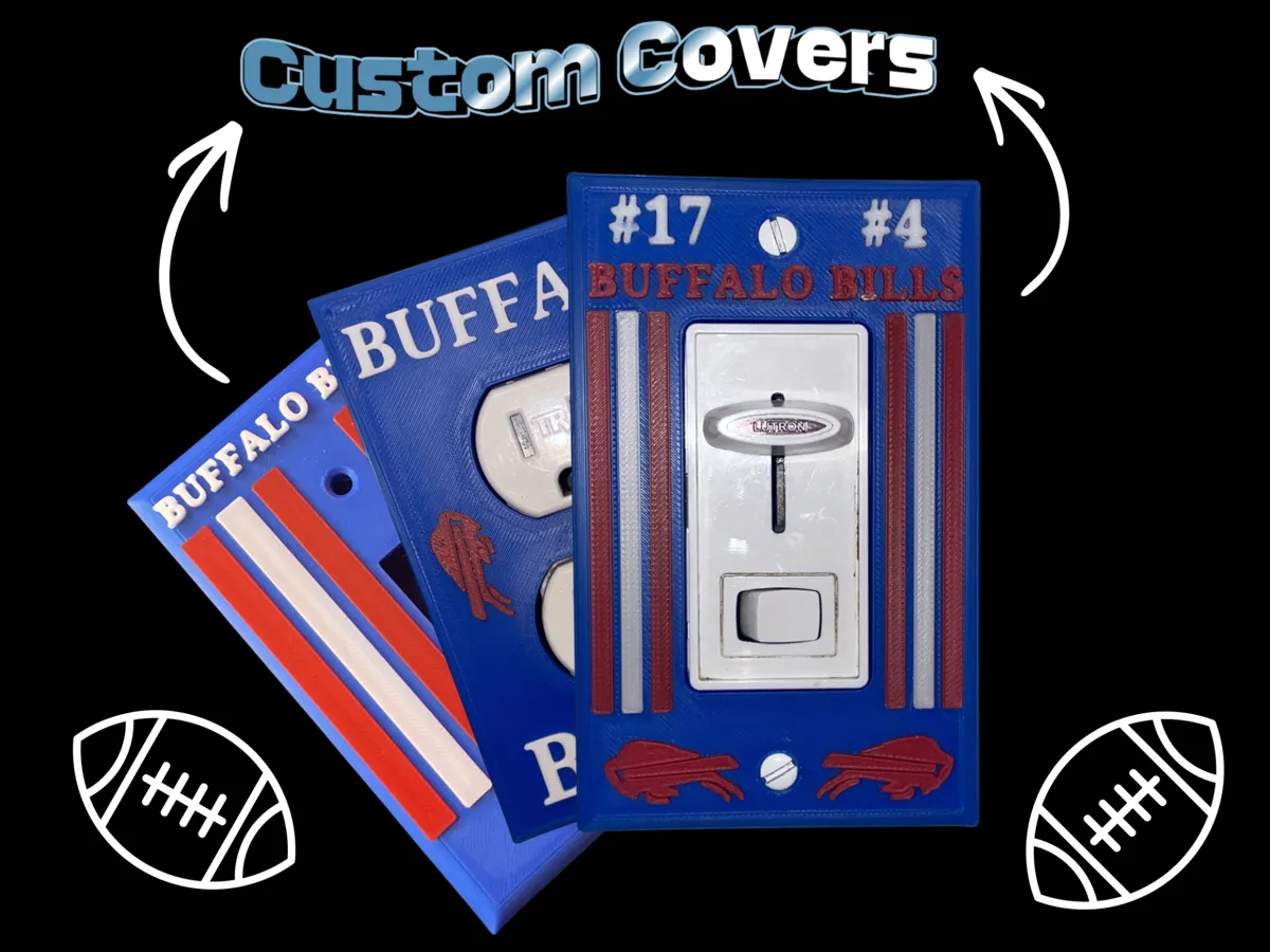 Buffalo Bills Covers - Free 3D Print Model - MakerWorld