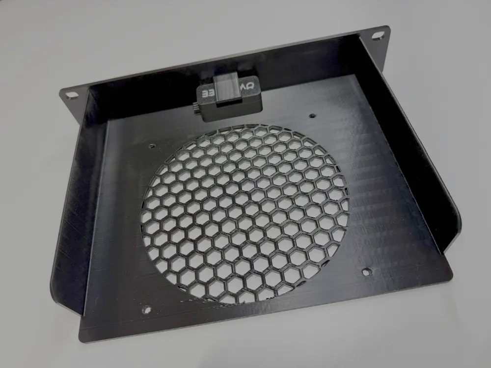 140mm Fan Mount with Controller for 10 inch Rack Remixed by laadam ...