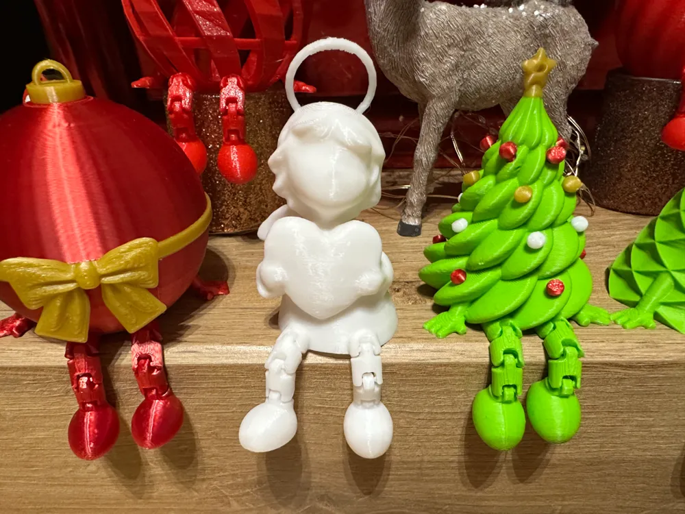 Articulated Christmas Angel v3 - Free 3D Print Model - MakerWorld