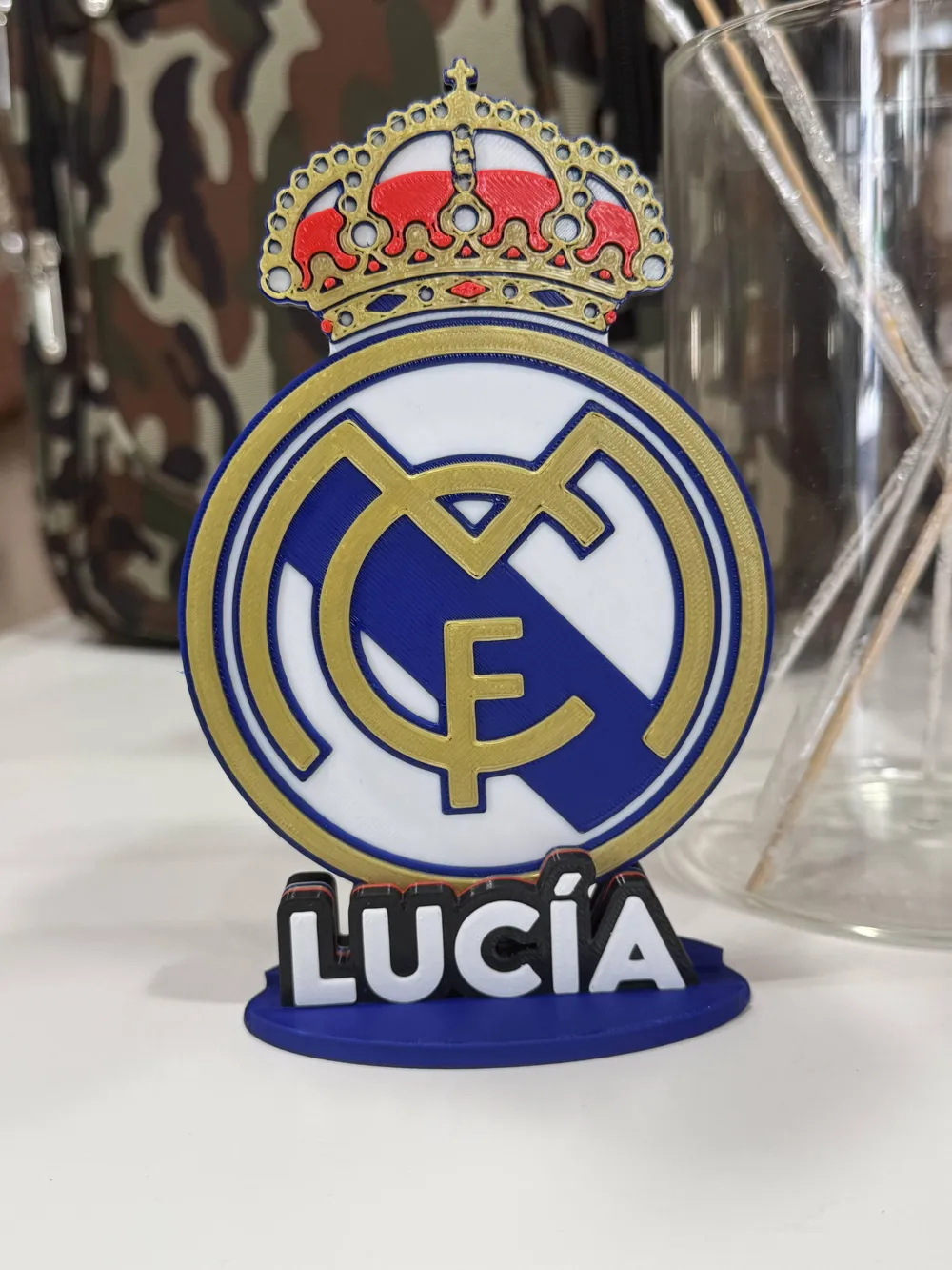Real Madrid Football Crest by afon82 MakerWorld: Download Free 3D Models