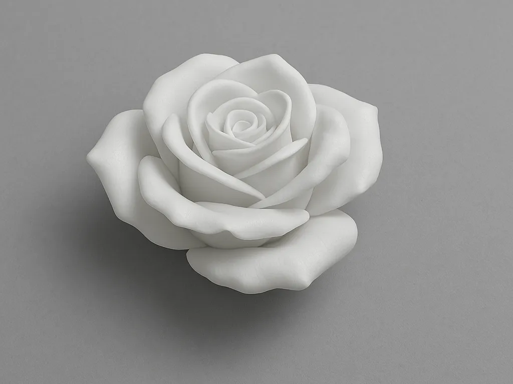 Rose - Free 3D Print Model - MakerWorld